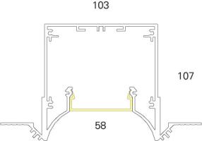 Lightplane Linear Concave Recessed | Light Forms
